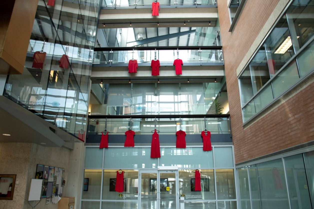 OPP marks Red Dress Day with poignant display at headquarters ...
