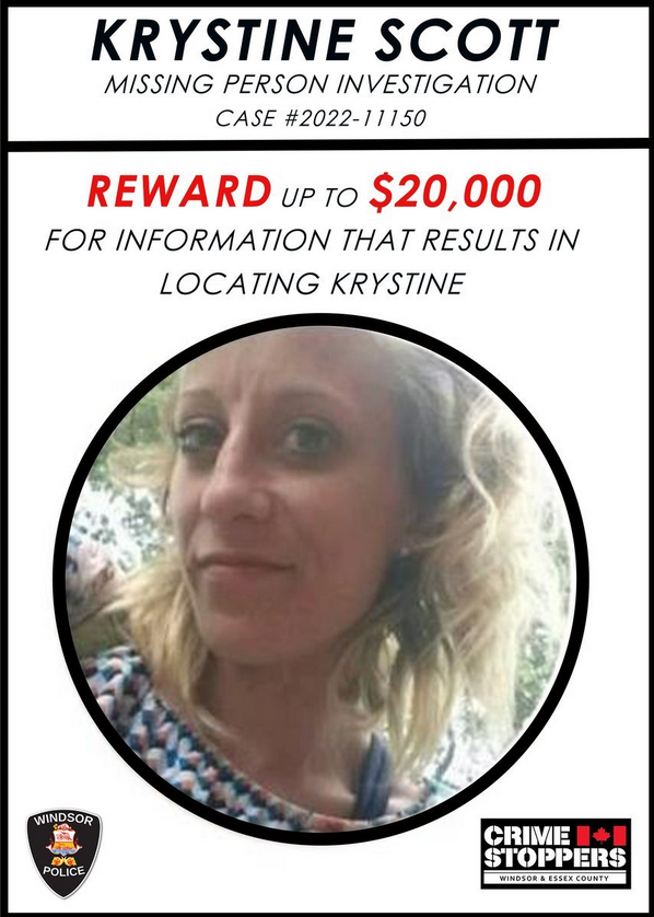 $20,000 Reward Offered For Information On Missing Windsor Woman ...