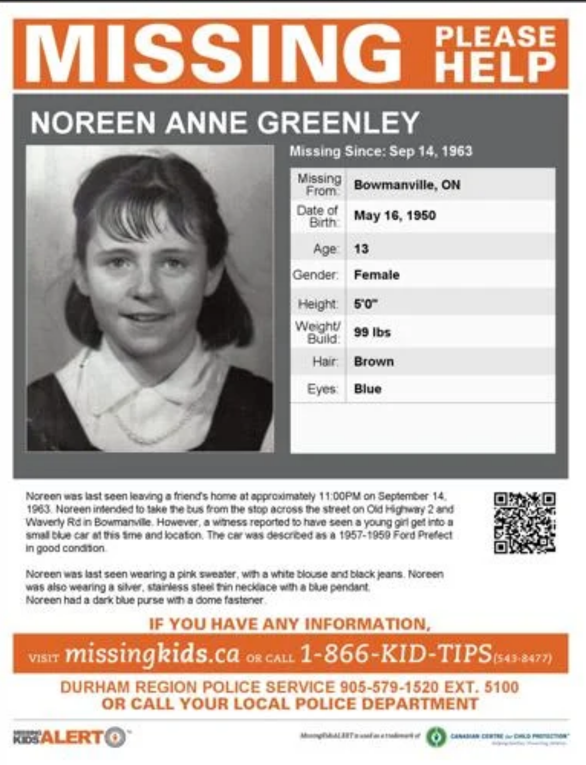 Durham Police to speak about cold case of missing Bowmanville teen ...