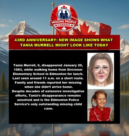 43RD ANNIVERSARY: NEW IMAGE SHOWS WHAT TANIA MURRELL MIGHT LOOK LIKE ...